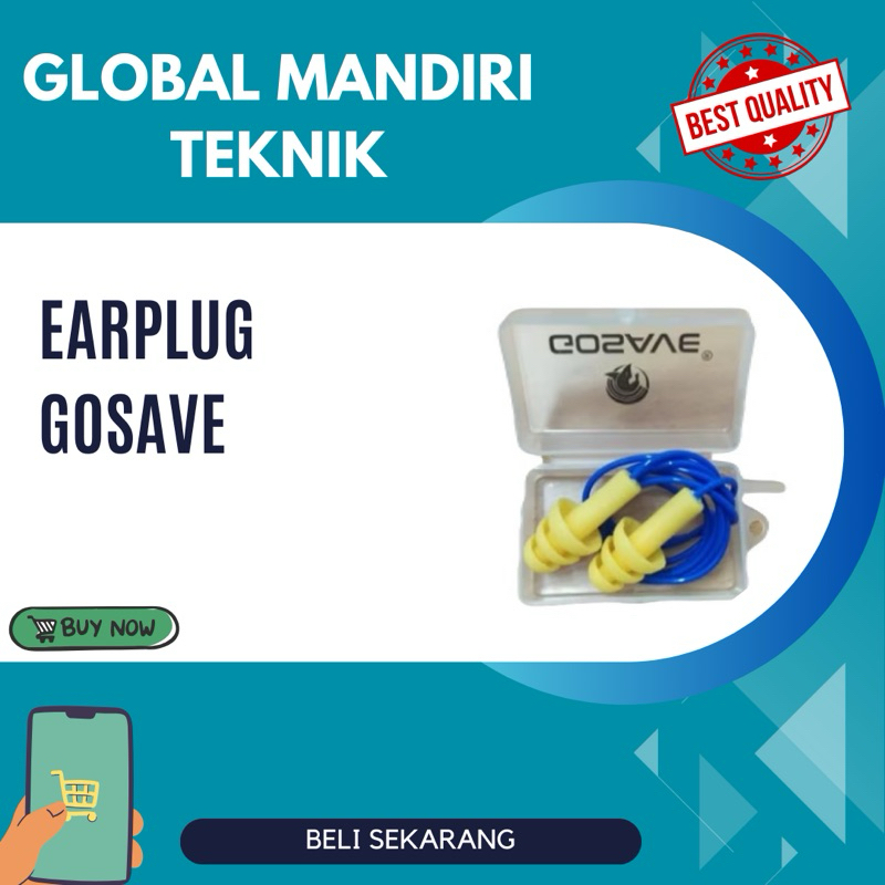 Jual Penutup telinga EARPLUG proyek GOSAVE penutup telinga tambang ...