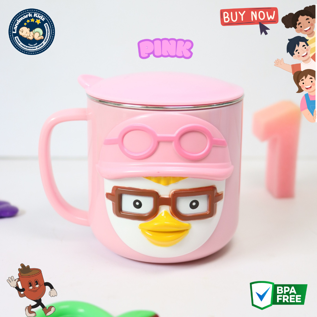 Jual MUG PORORO ANAK / GELAS MINUM PORORO / MUG ANAK KARTUN LUCU ...