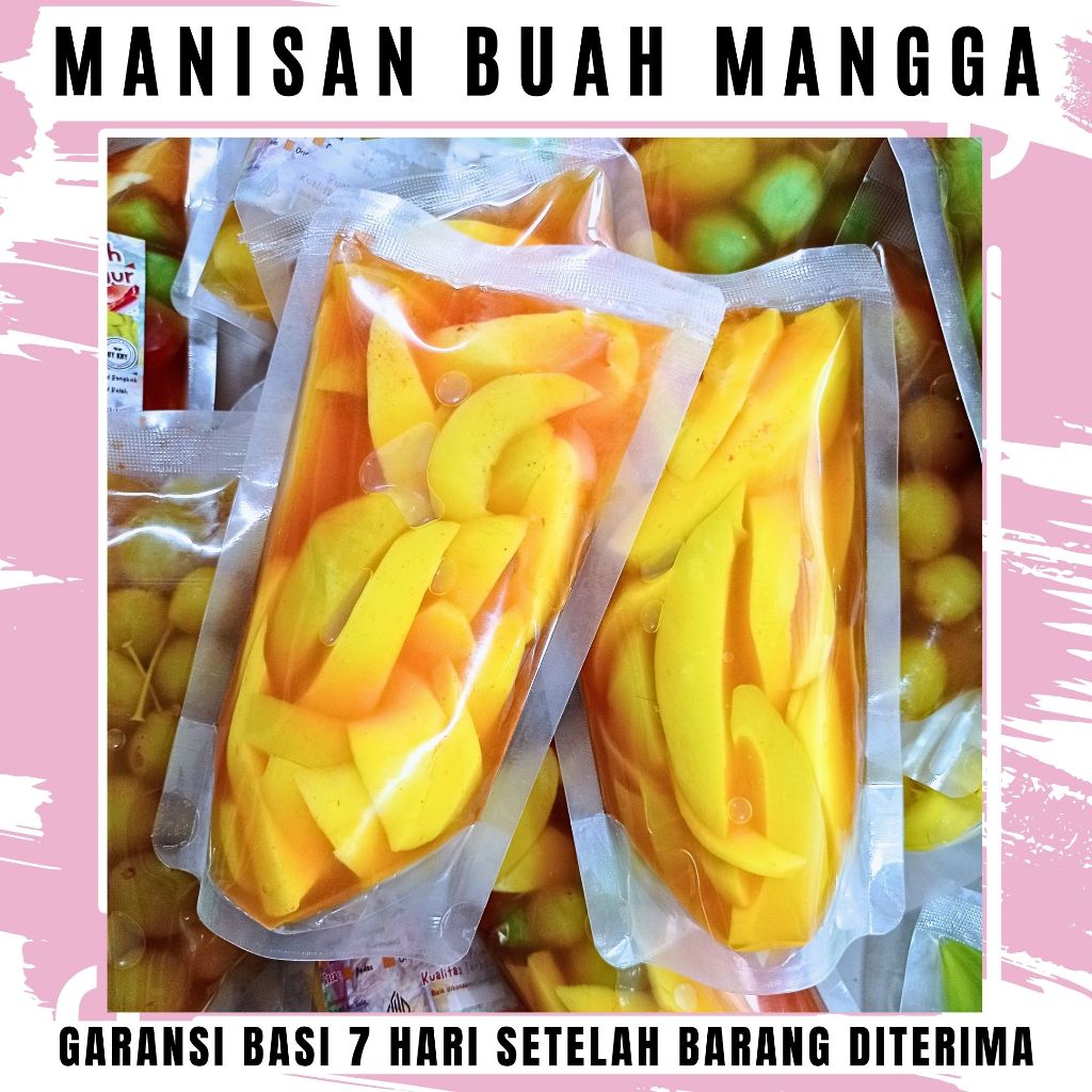 Jual BY KNY 400g Manisan buah mangga asinan mangga manisan buah cianjur ...