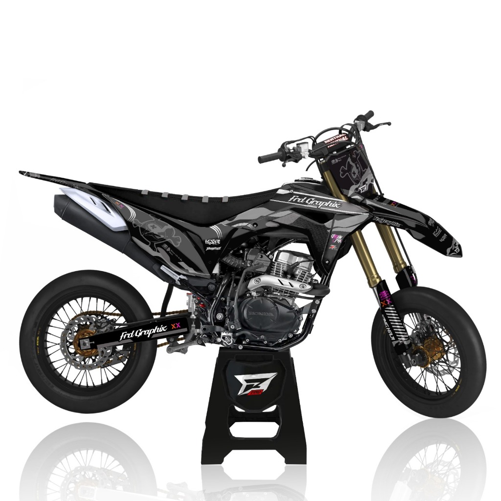 Jual Decal Custom CRF 150L Full Body Supermoto Bebas Design | Shopee ...