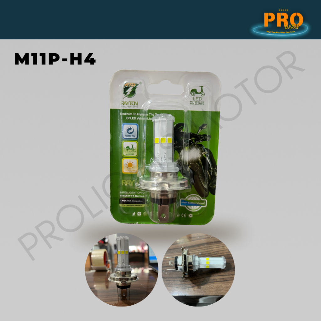Jual Lampu LED Motor RTD Rayton M11P-H4 Power 10Watt | Shopee Indonesia