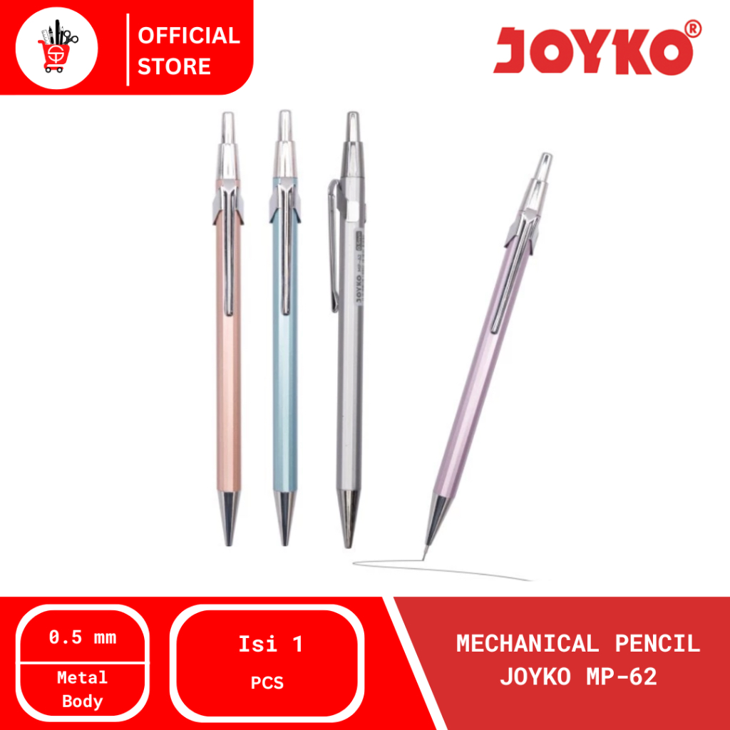 Jual Mechanical Pencil | Pensil | Pensil Mekanik Joyko MP-62 (1 PCS) | Shopee Indonesia