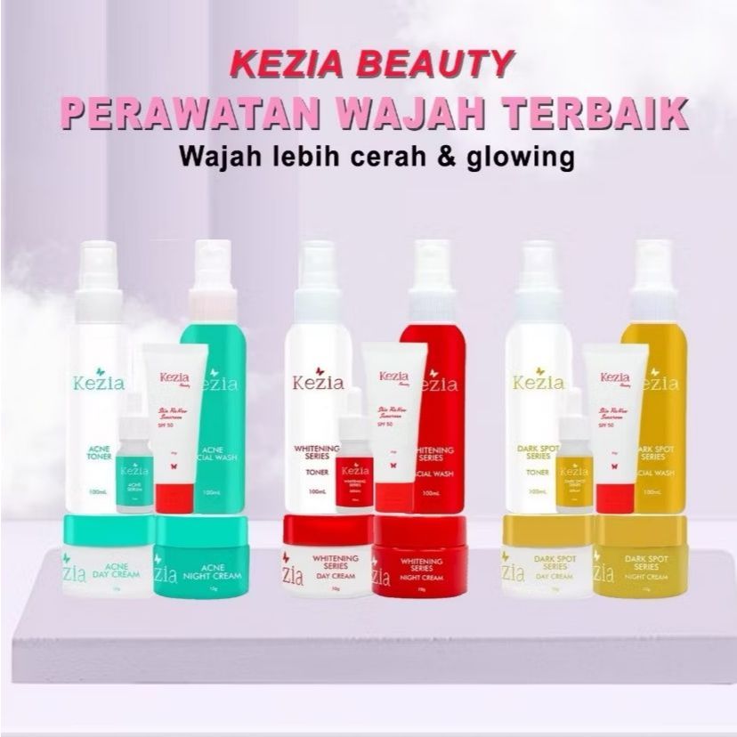 Jual KEZIA BEAUTY SERIES / Whitening / Acne / Dark Spot | Shopee Indonesia