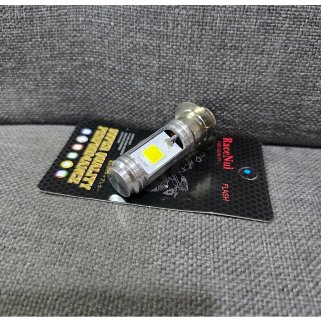 Jual LAMPU AC Dc Lampu LED Utama Depan 2Led Motor Bebek ACDC dan Matic Soket H6 Led 2 Sisi PnP ...