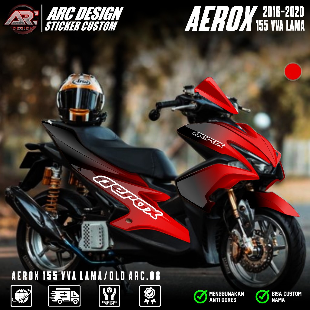 Jual (COD PROMO) TERBARU Decal Sticker Motor Yamaha Aerox 155 VVA Lama ...