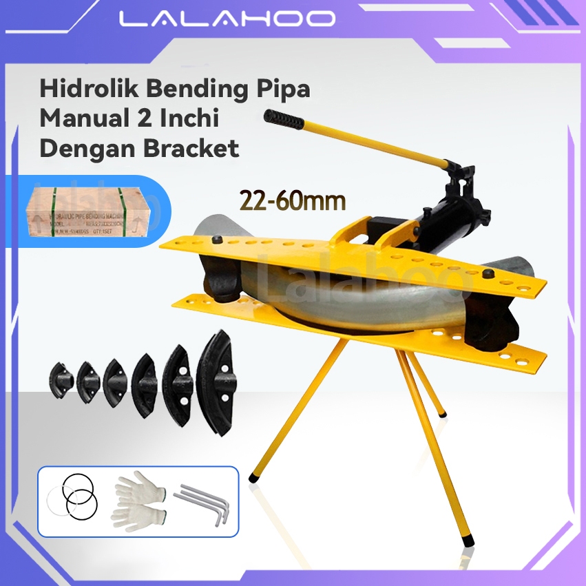 Jual Alat Bending Pipa Hidrolik Manual 22-60mm Dengan Bracket Besi ...