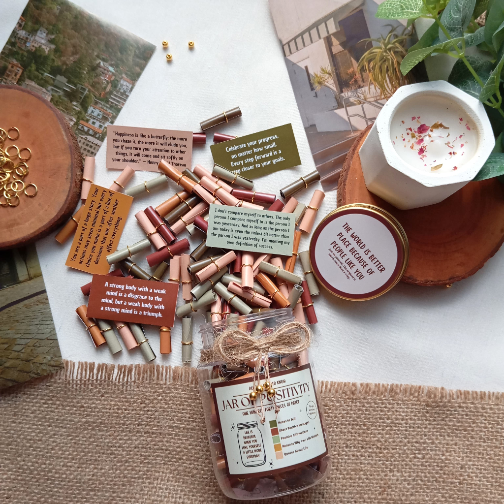 Jual [Sajangkah Better Life] Jar Of Positivity | Messages In Jar | Jar ...