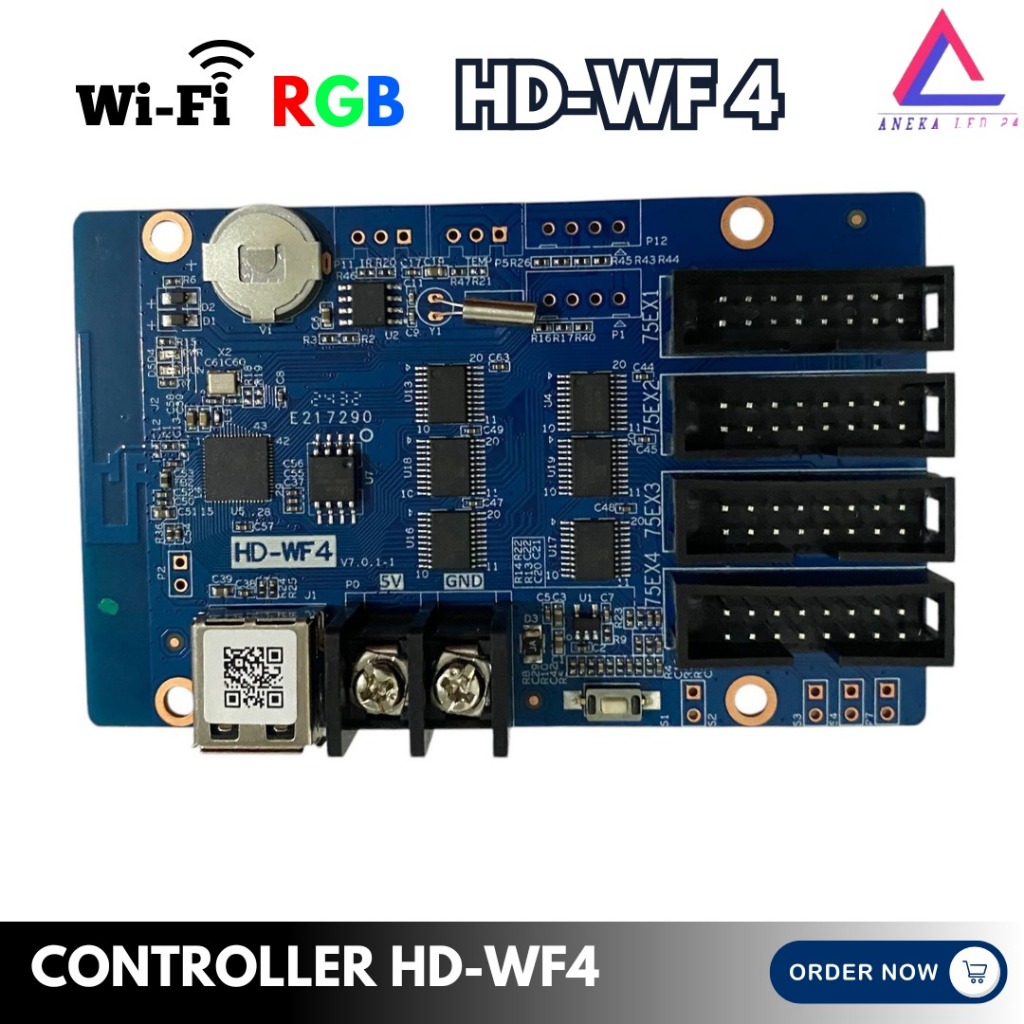Jual CONTROLLER HUIDU HD-WF4 HD WF4 RUNNING TEXT RGB FULL COLOR | Shopee Indonesia