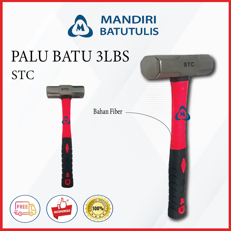 Jual Palu Batu 3LBS - Palu Bogem - Palu Bodem - Palu Beton Tembok 3lbs | Shopee Indonesia