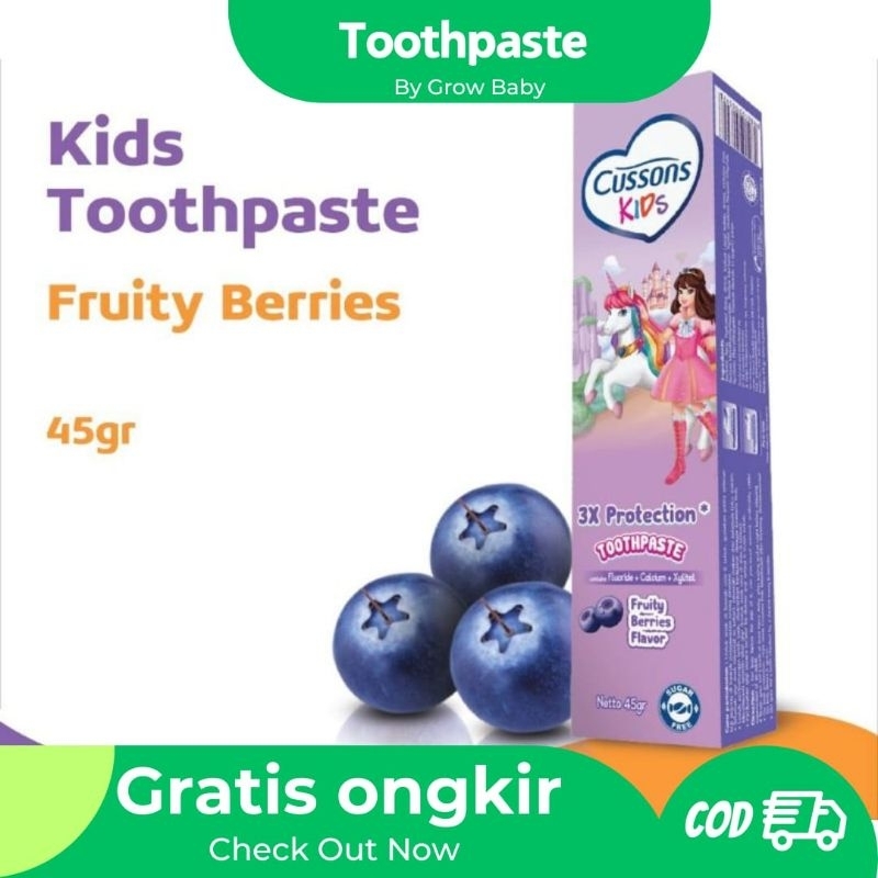 Jual Cussons Kids Toothpaste dan Kids Toothbrush - Toothpaste Sparkling ...