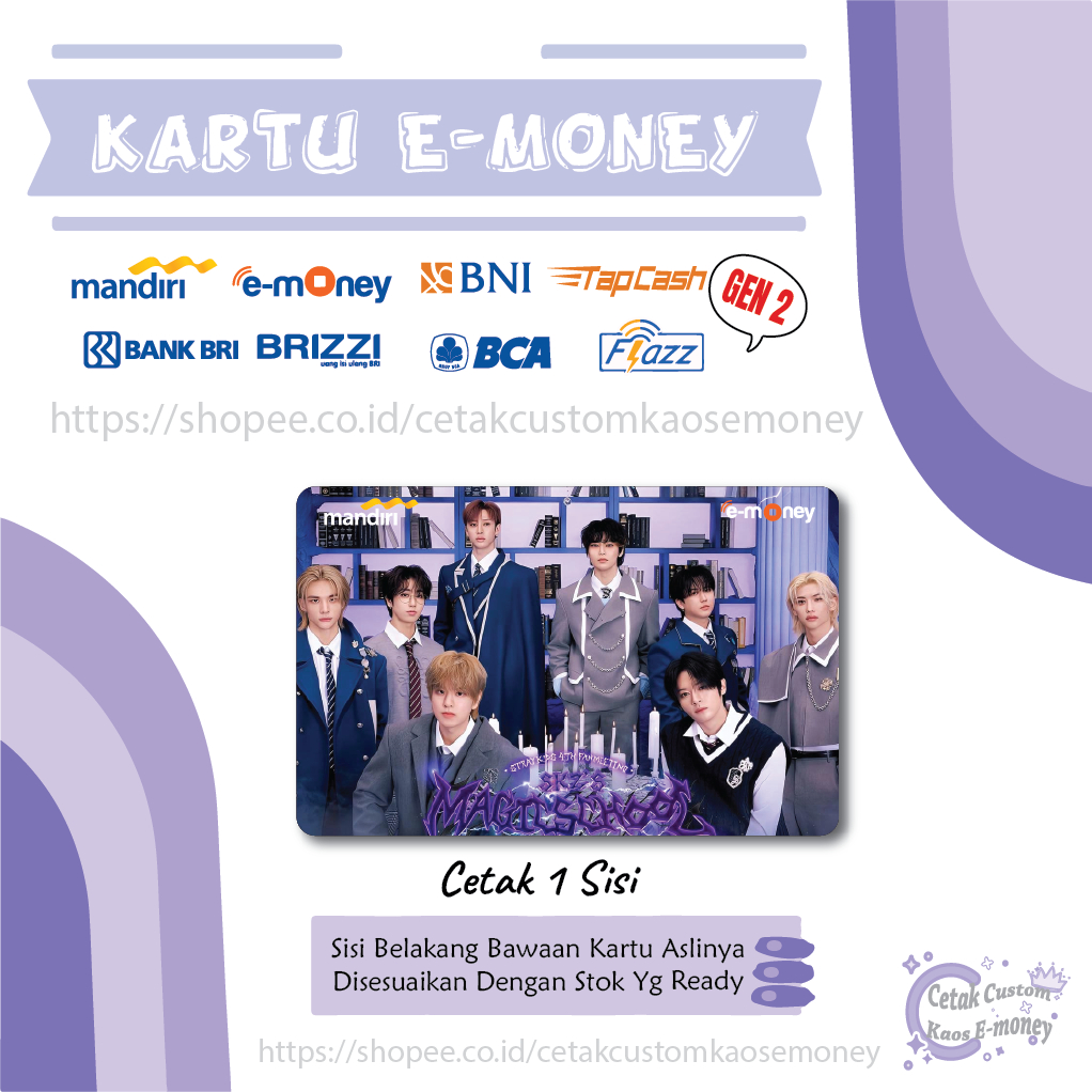 Jual KARTU E MONEY E TOLL GAMBAR KPOP IDOL KOREA STRAY KIDS EMONEY ...