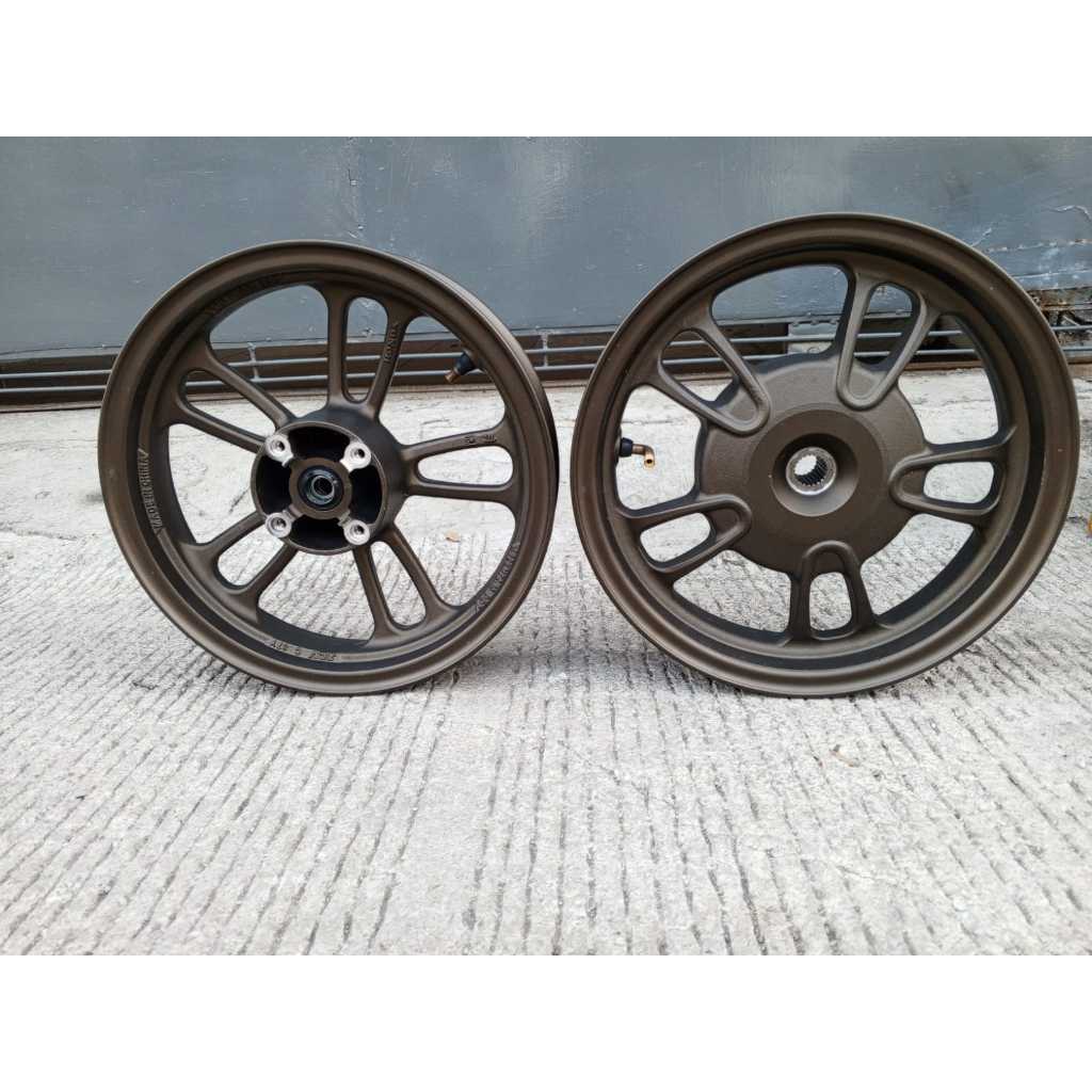 Jual velg scoopy new ring 12 brown ORIGINAL HONDA pelk secopy velk ...