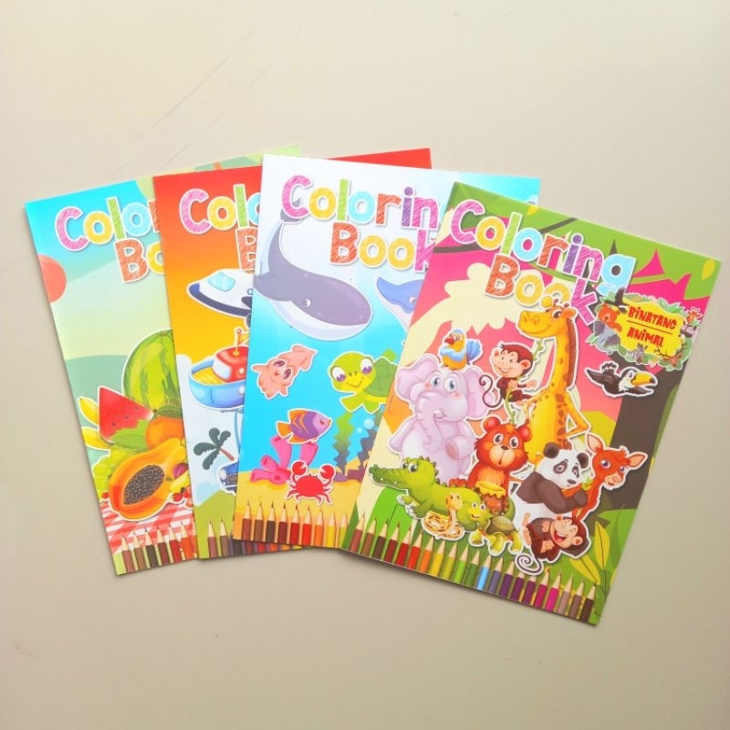 Jual Buku Mewarnai Coloring Book Besar Silver Horse ( Pcs ) [ Original ...