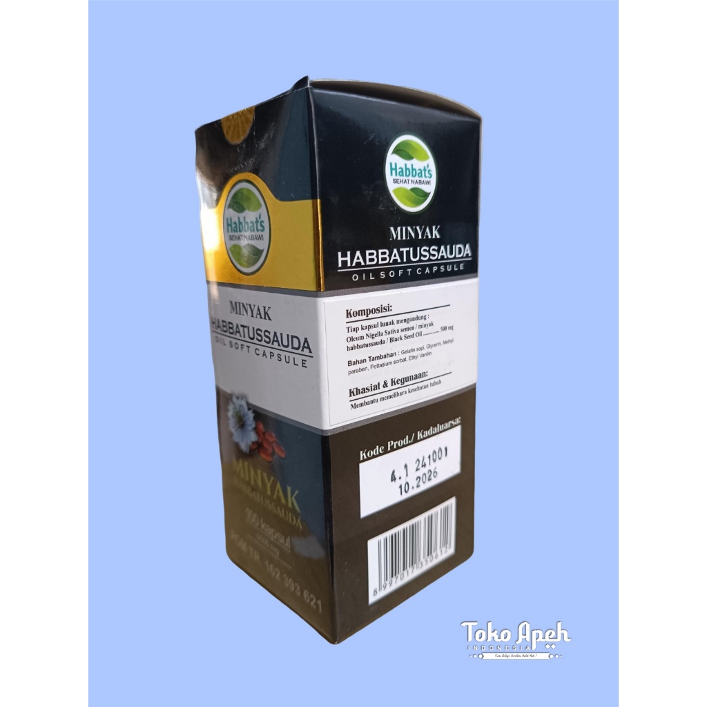 Jual Habbatussauda Habbats Sehat Nabawi Isi 100 & 200 Kapsul 100% ...