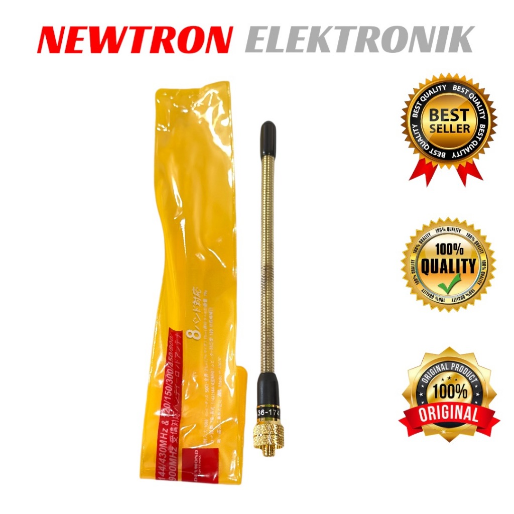 Jual Antena Helical Gold Female VHF 136-174Mhz HT Baofeng UV5R UV82 Weierwei 3288 | Shopee Indonesia