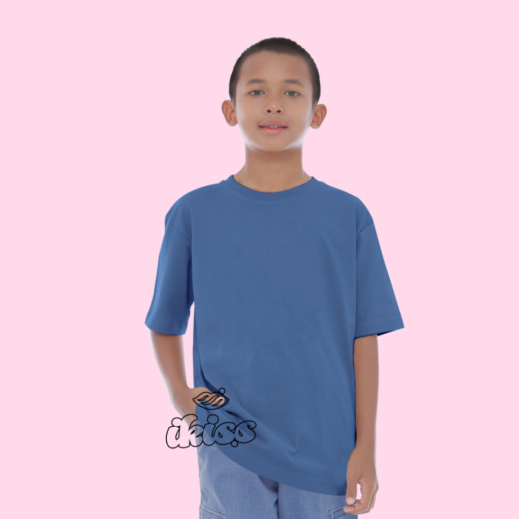 Jual Kaos Polos Anak 1-14 Tahun Premium Murah Katun Combed 24s Lengan Pendek Baju Polos Anak ...