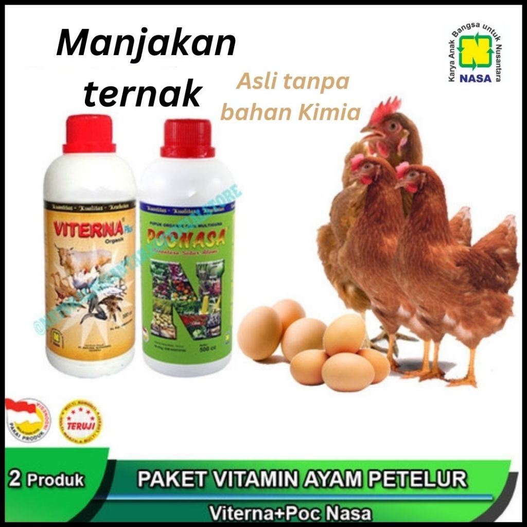 Jual Natural nusantara POC nasa Dan Viternak nasa vitamin ayam petelur ...