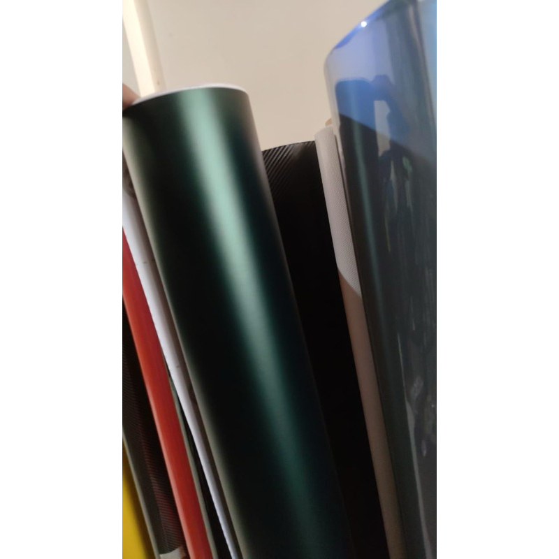 Jual Sticker Fanchi 152cm Dark green Matte Chrome atau Hijau metalic ...