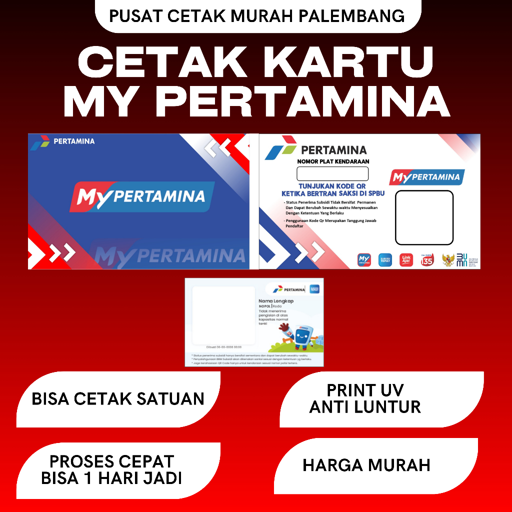 Jual CETAK KARTU MY PERTAMINA PRINT UV | Shopee Indonesia
