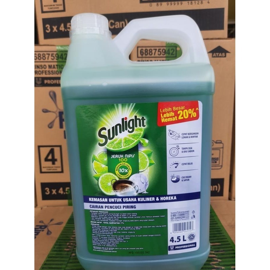 Jual FLASH SALE !! SABUN SUNLIGHT CUCI PIRING 5 LITER | Shopee Indonesia