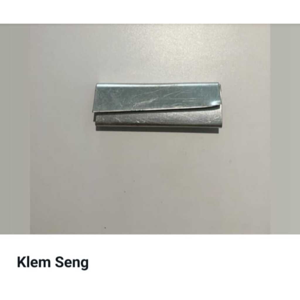 Jual CLAMP | KLEM SENG KALENG SEGEL TALI STRAPING 1KG | Shopee Indonesia