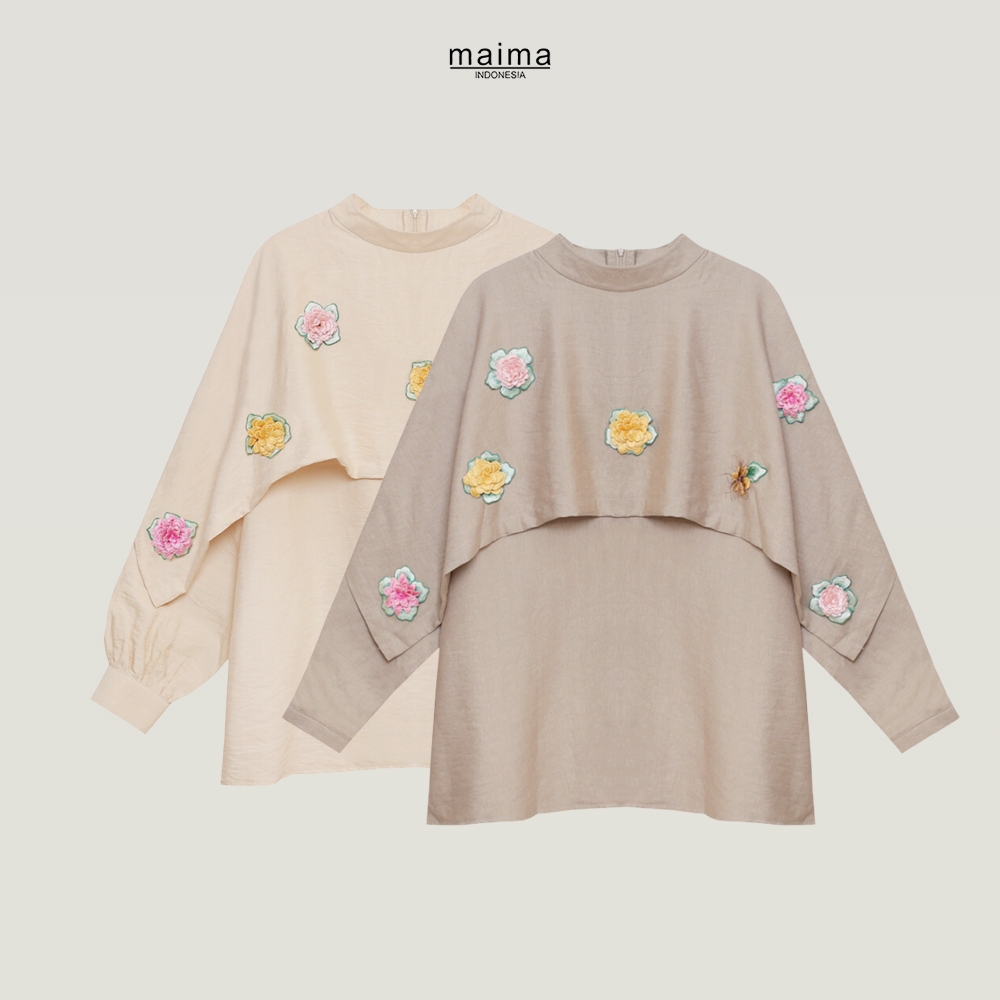 Jual Maima Indonesia - Eila Top - Atasan Wanita | Shopee Indonesia