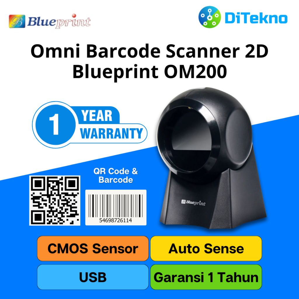 Jual Blueprint Scanner 2D USB Barcode QR Core | Shopee Indonesia