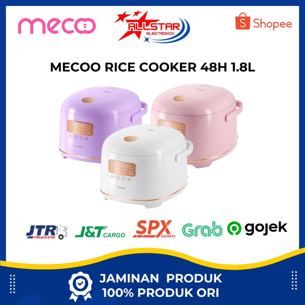 Jual Rice Cooker Mecoo Digital Aesthetic Low Carbo 1.8L Low Carbo Low ...