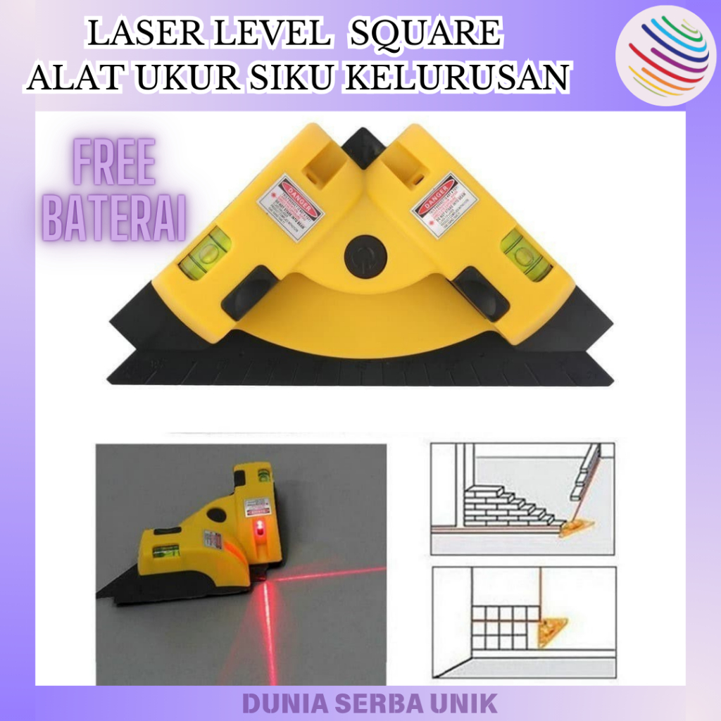 Jual DSU - Laser Level Square Laser Line Alat Ukur Siku Kelurusan ...