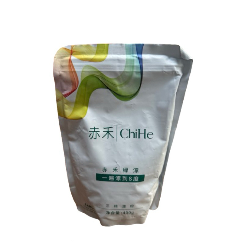 Jual chihe bubuk bleaching rambut hijau tidak panas cepat keluar warna ...