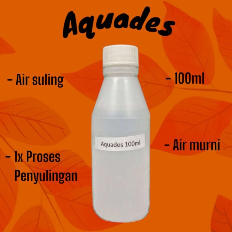 Jual Aquades 100ml / Air suling murni | Shopee Indonesia