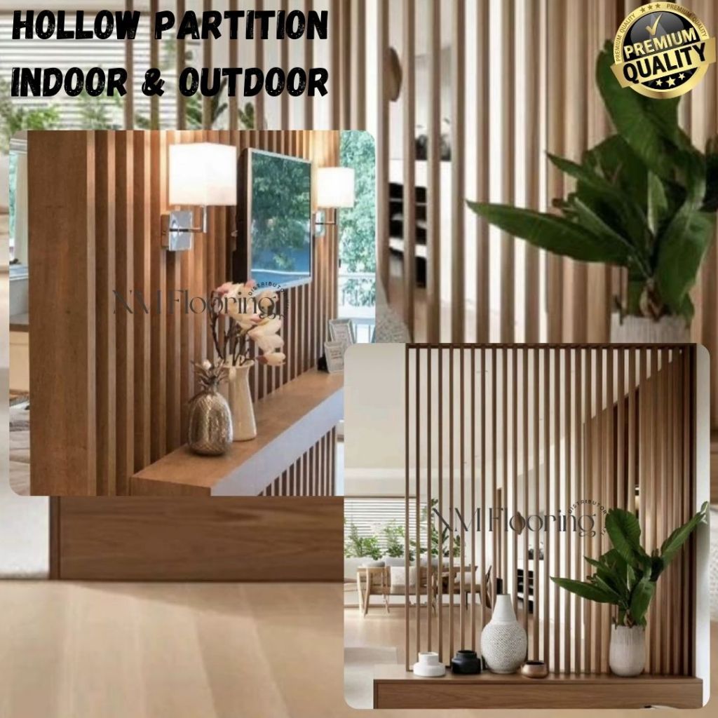 Jual WPC Hollow Outdoor / Holo Panel Partisi kisi-kisi / Penyekat ...