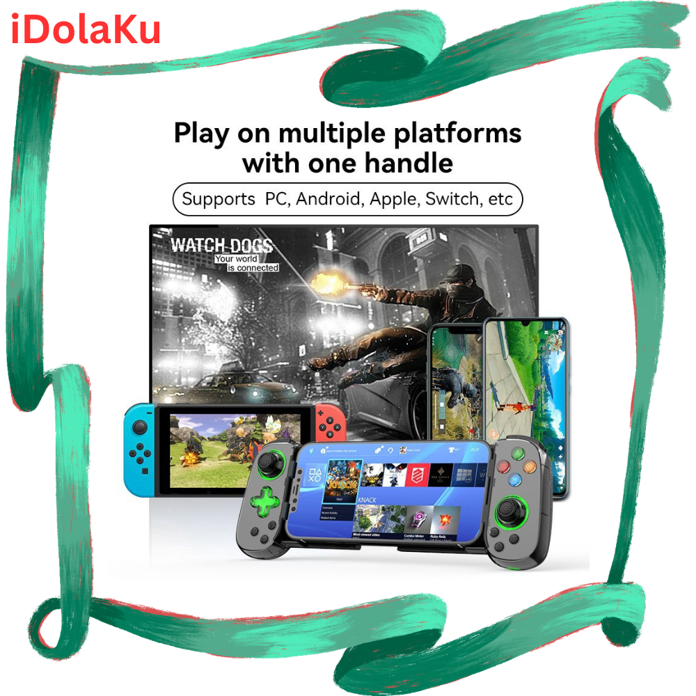 Jual Gamepad BSP D7 RGB Light / Stik Controller Handheld Grip / Mobile ...