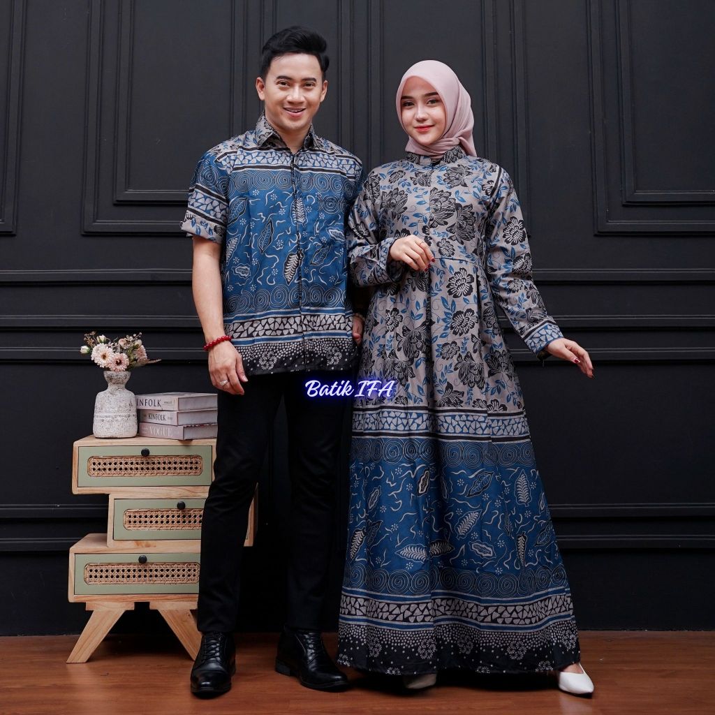Jual Harga Sepasang - Baju Batik Couple dan Kemeja Lengan Pendek ...