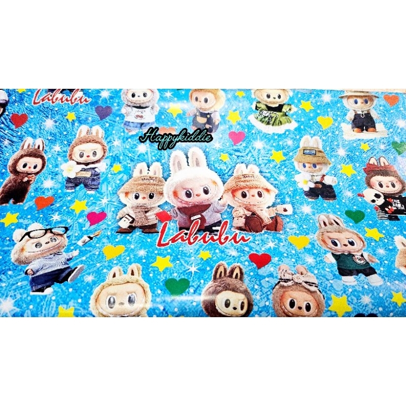 Jual KERTAS KADO LABUBU ISI / BUNGKUSAN HADIAH GAMBAR LABUBU GLOSSY ...
