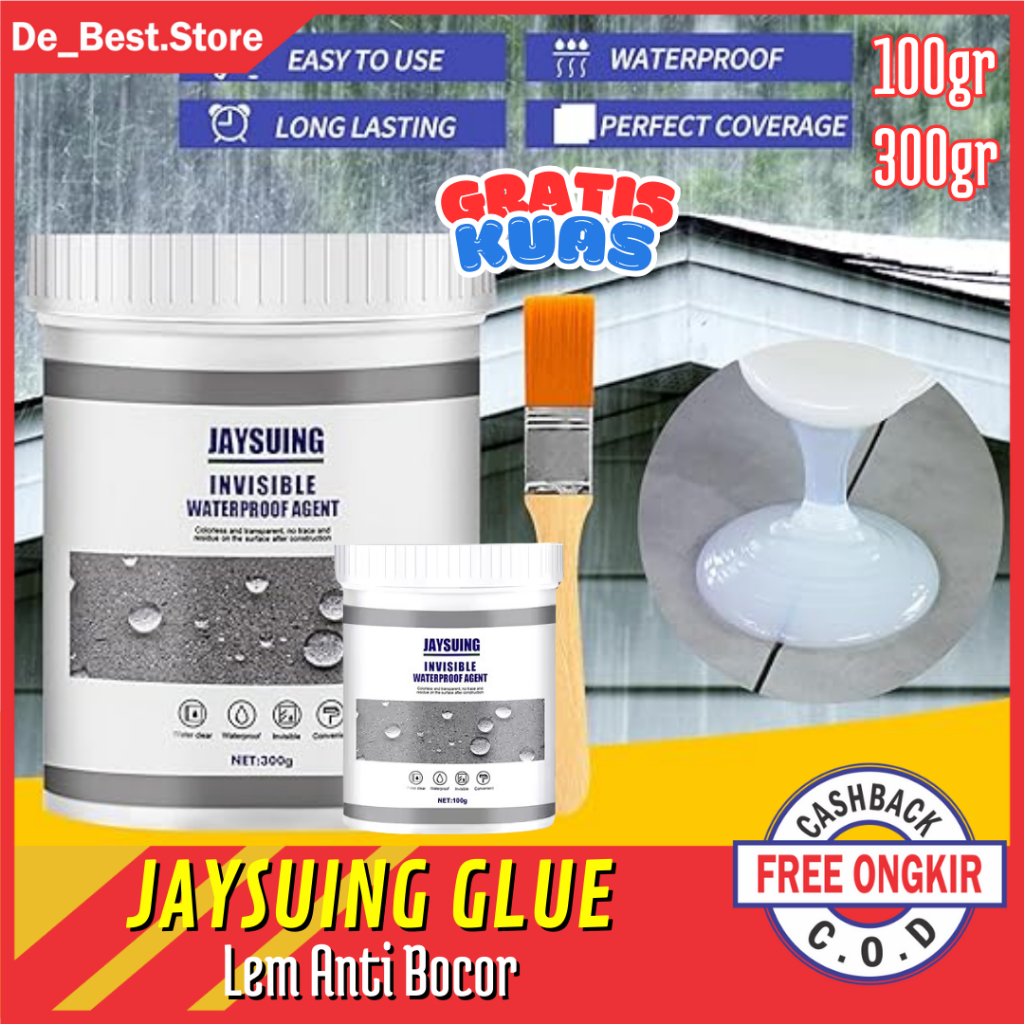 Jual Jaysuing Lem Anti Bocor 300g - Lem Anti Rembes 100g - Jaysuing Invisible Waterproof Sealant ...