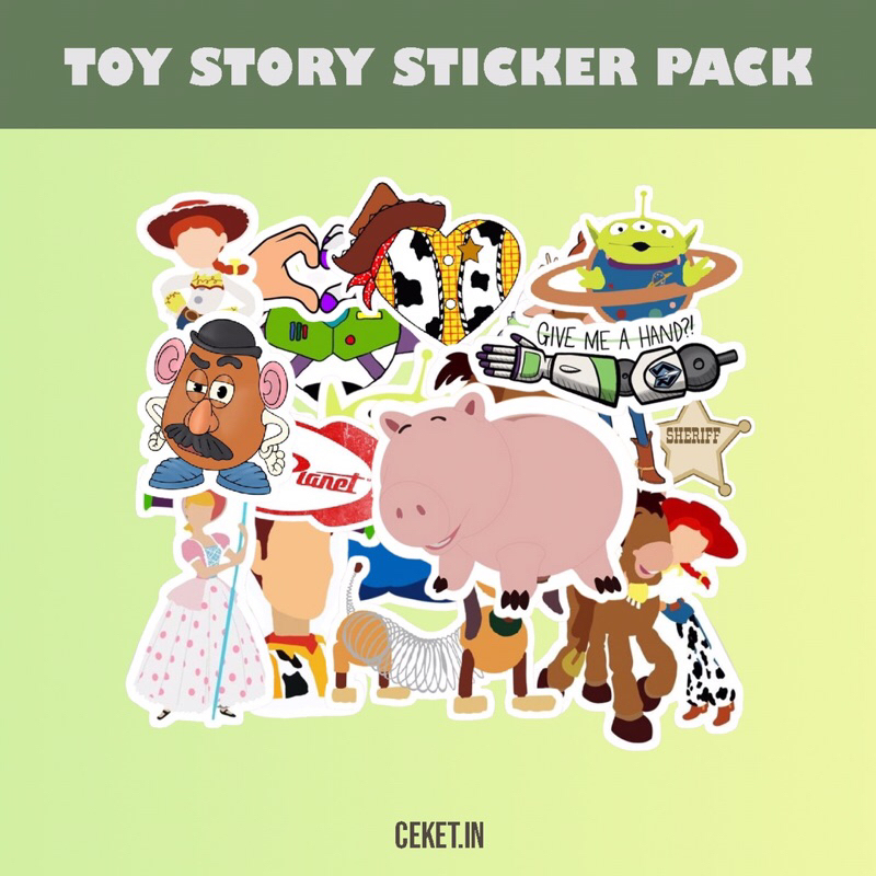 Jual Toy Story Sticker Pack v1 (18pcs) | Shopee Indonesia