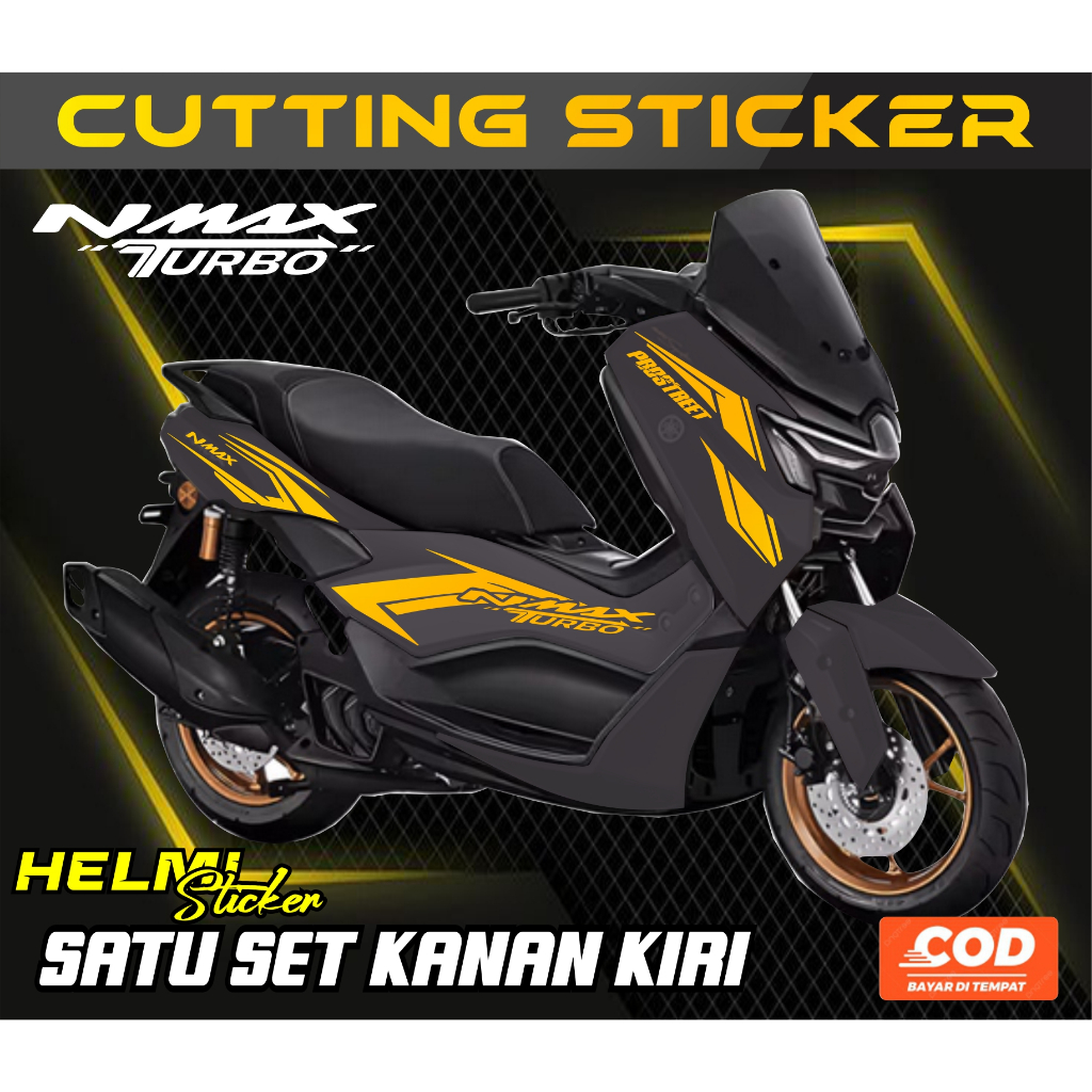 Jual CUTTING STICKER/STRIPING MOTOR NMAX TURBO 2024 LIS VARIASI STIKER ...