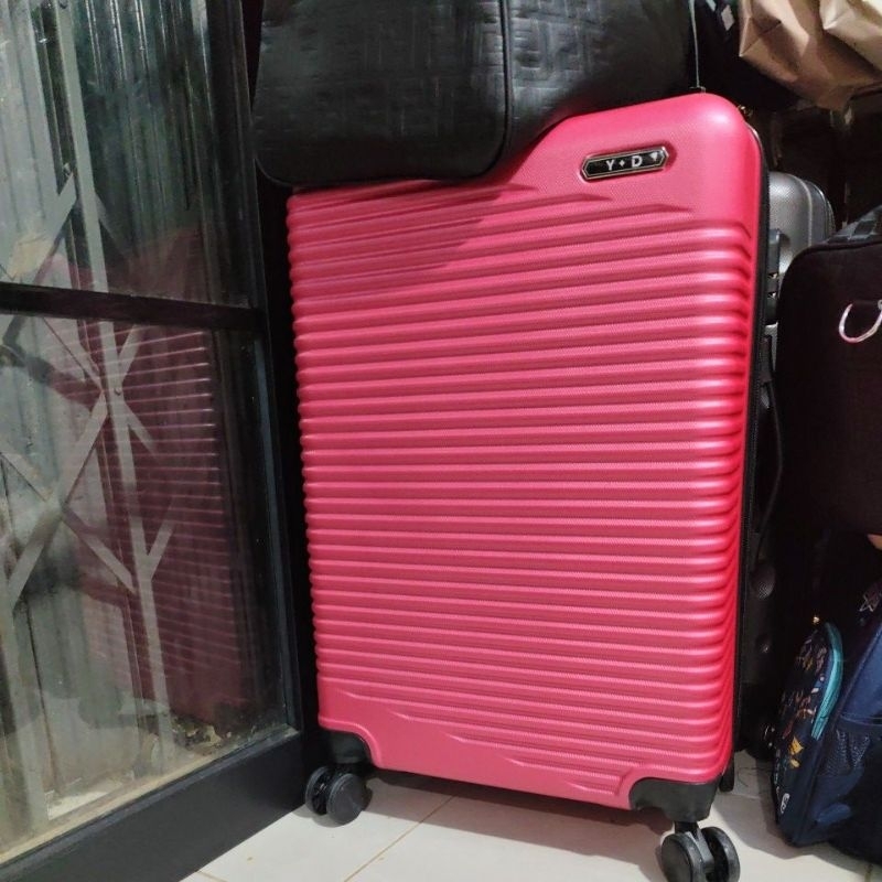 Jual koper pink fanta 24inch | Shopee Indonesia