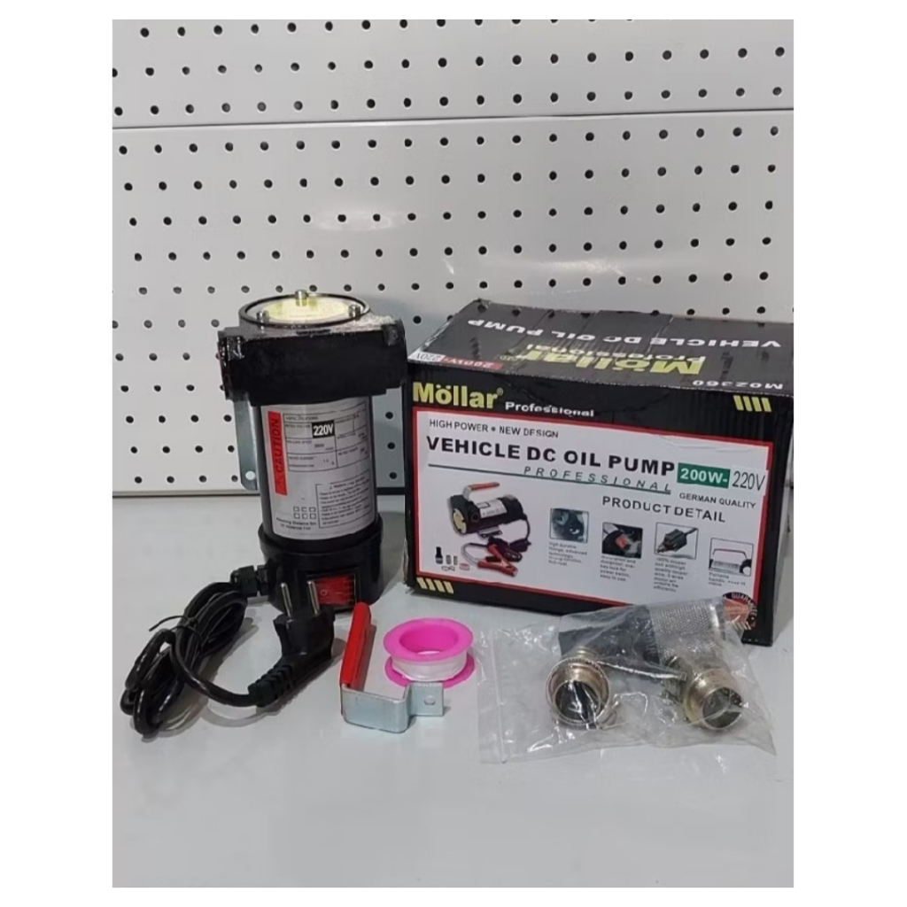 Jual Mollar Pompa Oli Listrik 200W - Pompa minyak Oil cairan AC 220V ...
