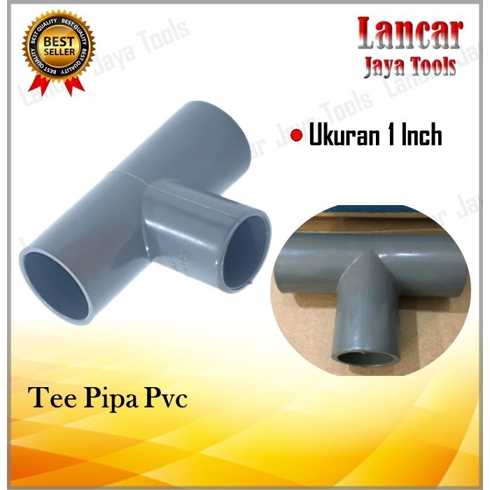 Jual Tee Pipa Pvc 1 Inch Sambungan Fitting Leter Te T / Tee 1 PVC ...