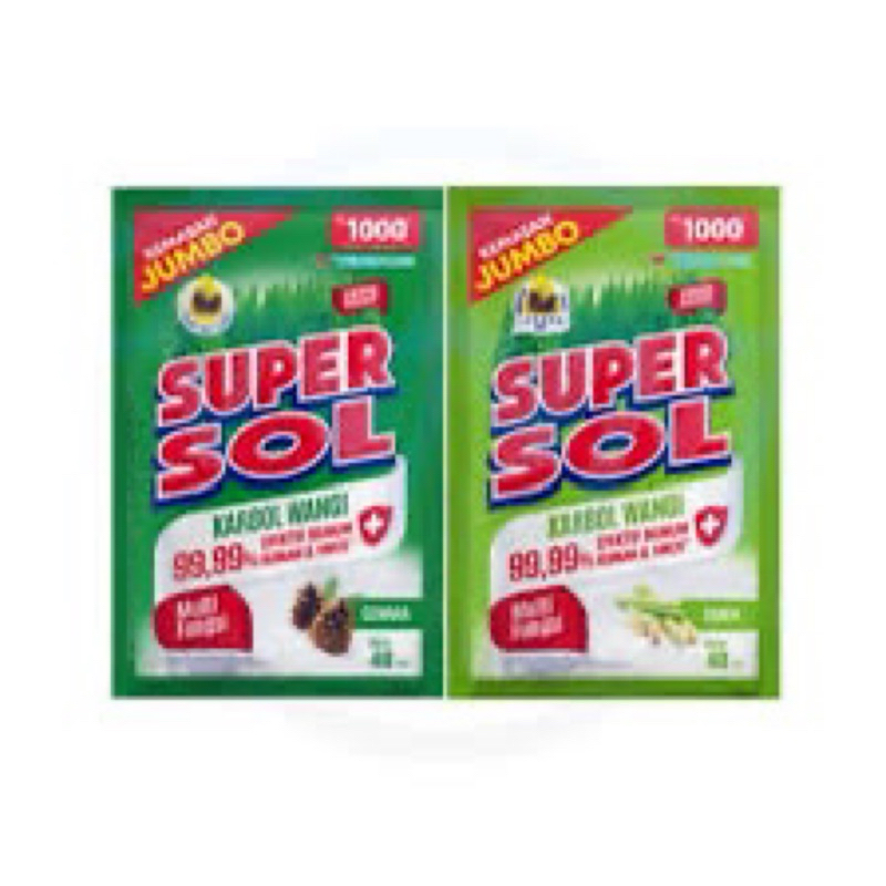 Jual SUPERSOL CARBOL Sachet 40 ML / DUS ( 48 Sachet ) | Shopee Indonesia