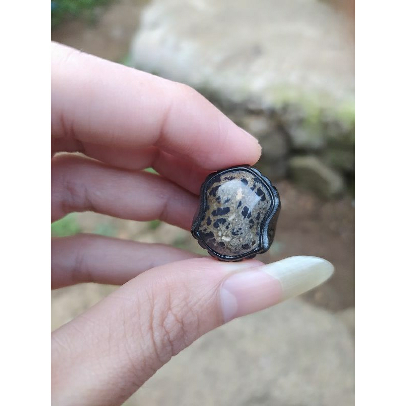 Jual model terompah, batu akik badar pirus hitam Semeru, sisik naga ...