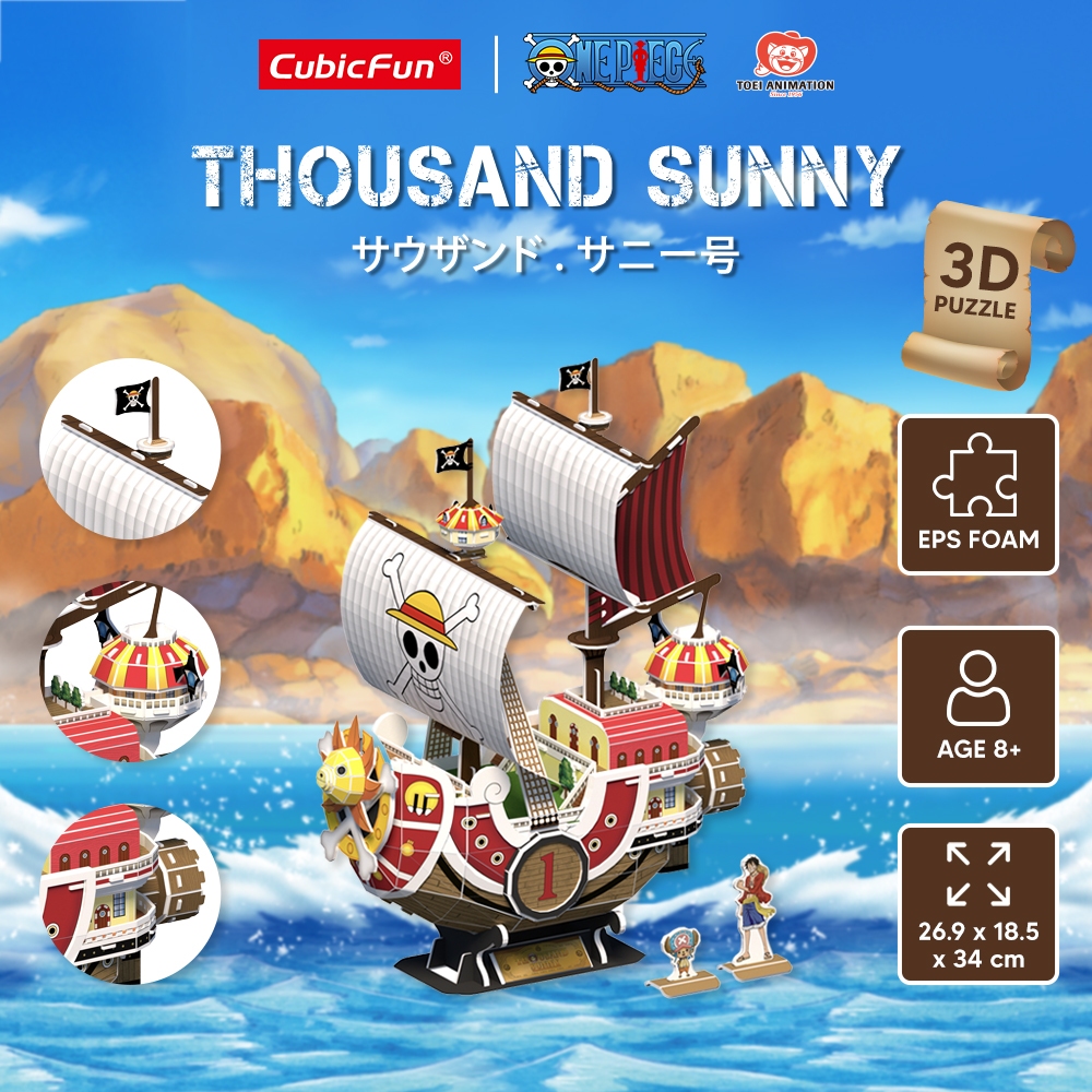 Jual Cubicfun One Piece Thousand Sunny - 3D Puzzle | Shopee Indonesia