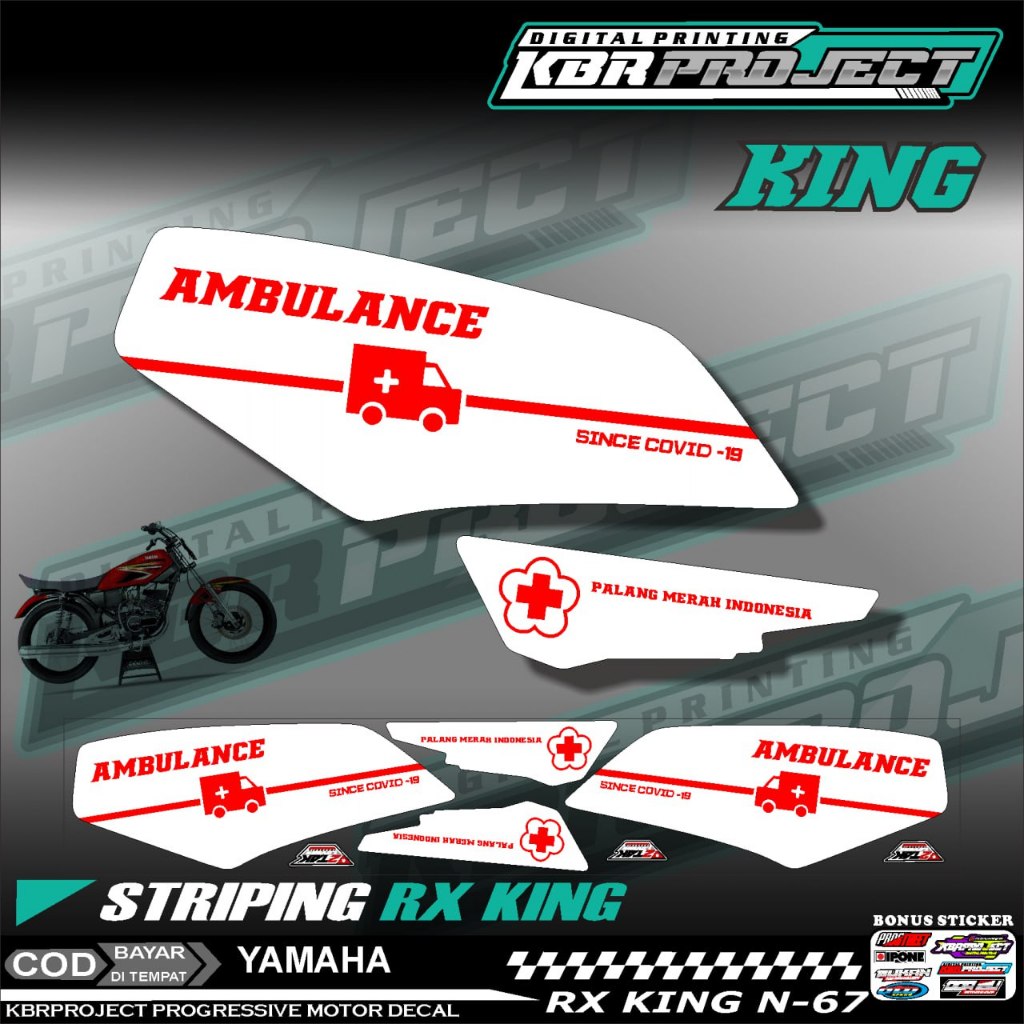 Jual RX KING STIKER STRIPING PREMIUM MOTOR KEREN LIS VARIASI RX KING ...