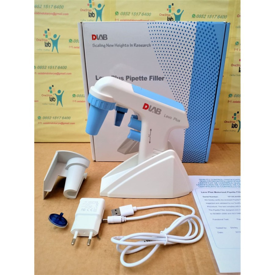 Jual DLAB Levo Plus Pipette Controller Pepet Filler Pipet Aid Motorized ...