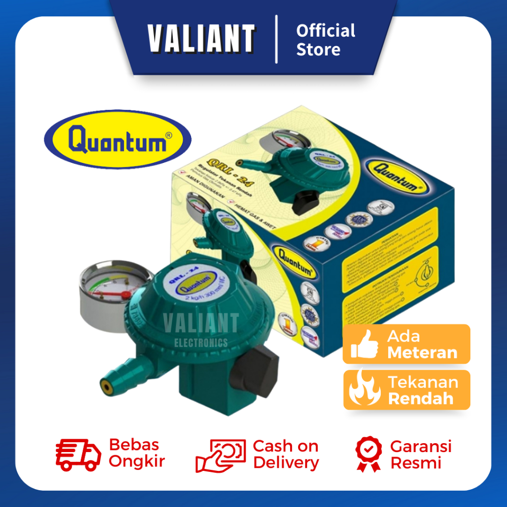 Jual Quantum Regulator Gas Meter Kepala Kecil Tekanan Rendah QRL 24 ...