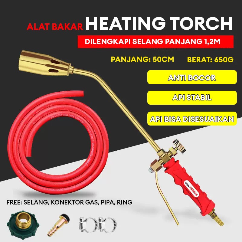 Jual BBAK Alat Bakar Heating Torch Kepala Gas LPG Dilengkapi selang 1 ...