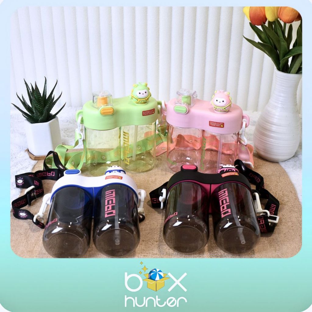 Jual DUO POP UP BOTTLE || BOTOL MINUM 2 IN 1 COCOK UNTUK ANAK - ANAK | Shopee Indonesia