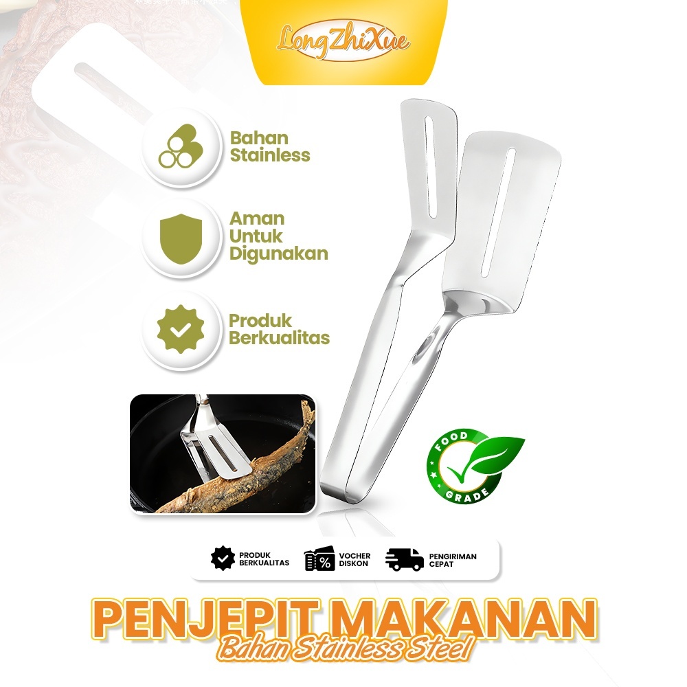 Jual Klip spatula baja tahan karat 304 serbaguna, spatula + klip dua ...
